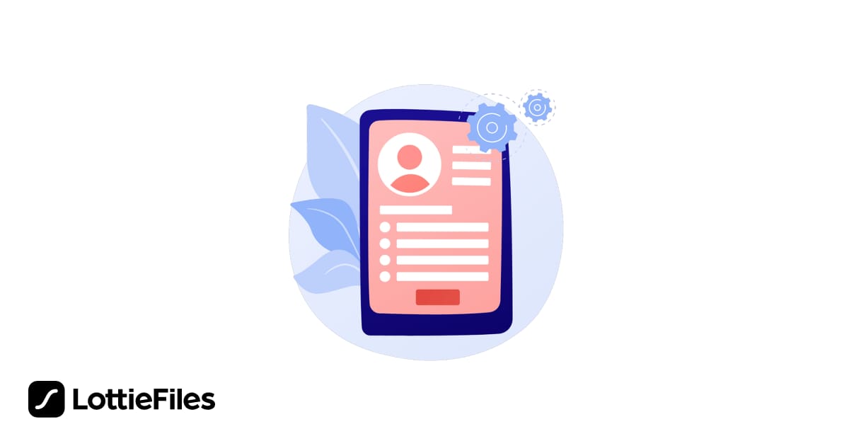 Free Profile Animation by manju | LottieFiles