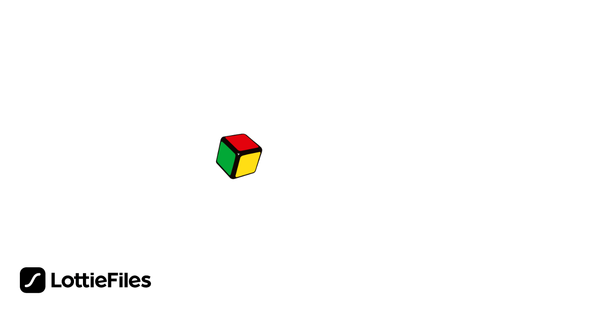 Free Rubik's Cube Rolling Animation Animation by Ankita Koladiya ...