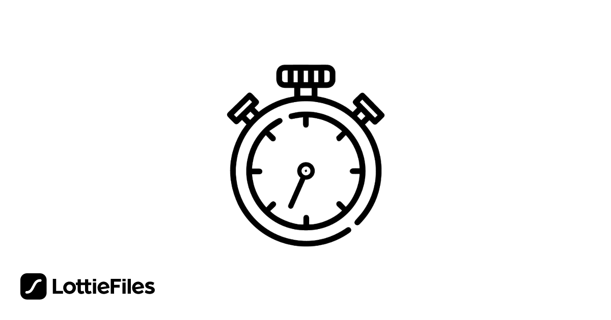 Free Stopwatch Time Animation by Fawad Khan | LottieFiles