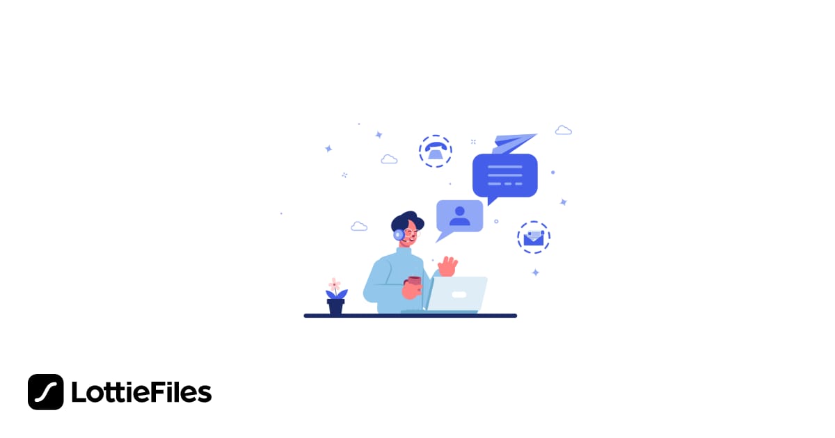 Free Support Animation by Artem Peretrukhin | LottieFiles