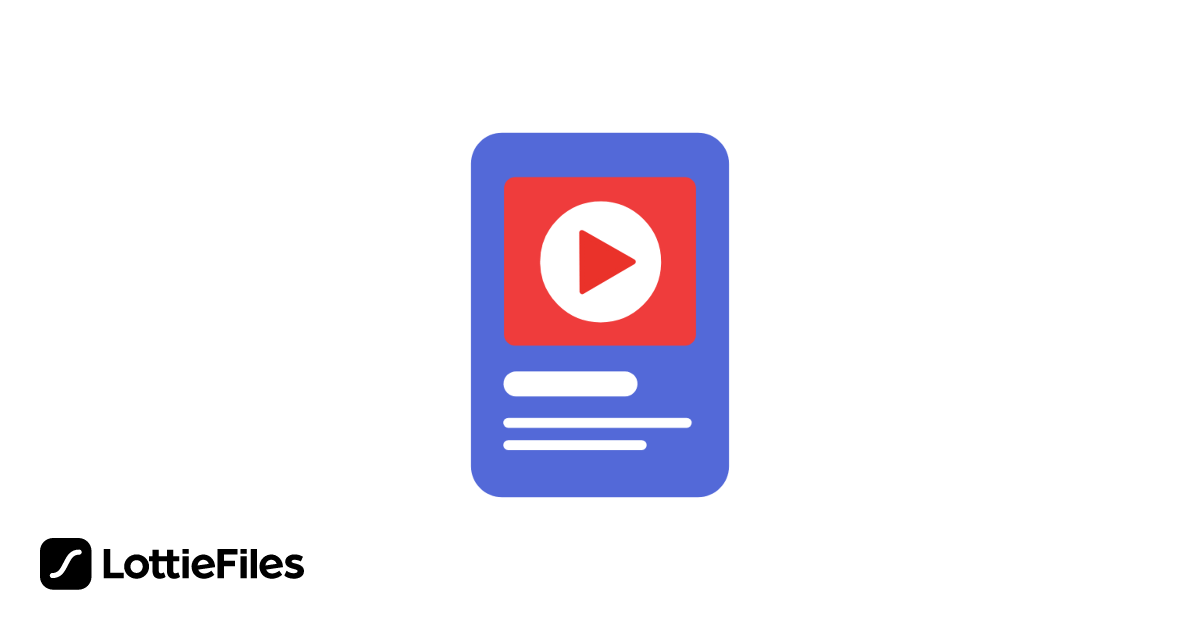 Free YouTube Paly Bottom Animation by SM Rony | LottieFiles