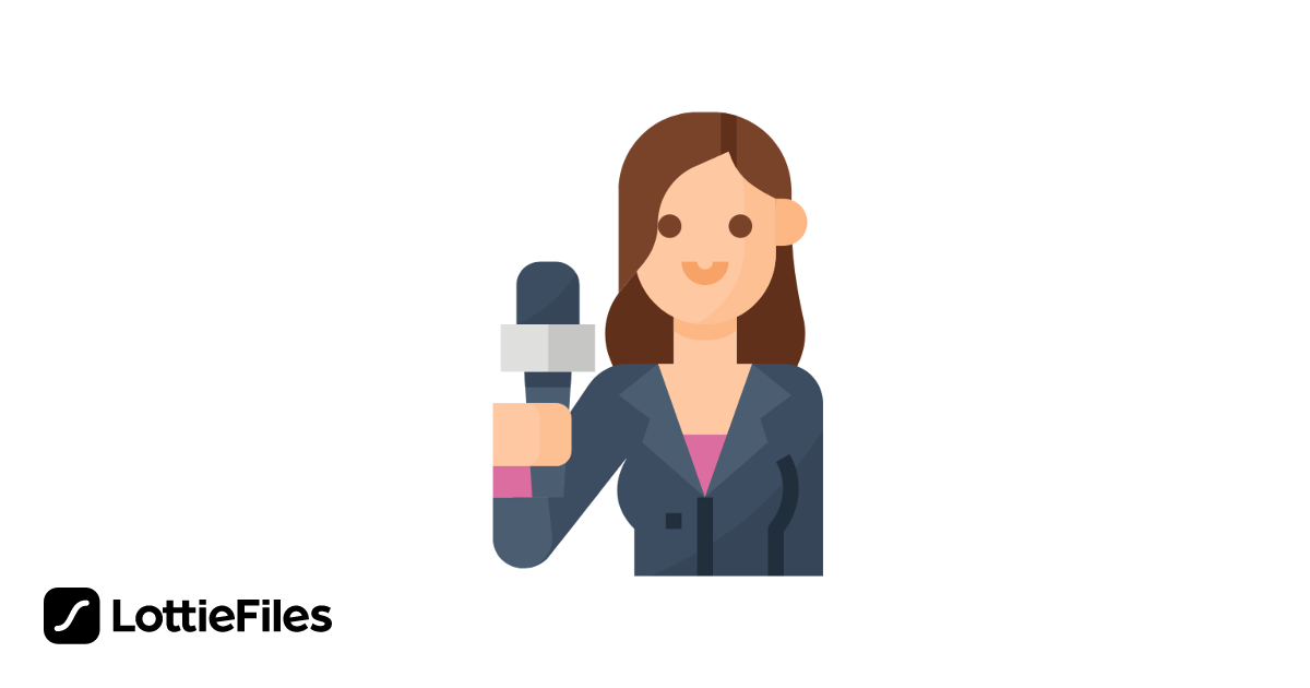 Free Animation For Reporters Animation by Aexr Graphics | LottieFiles