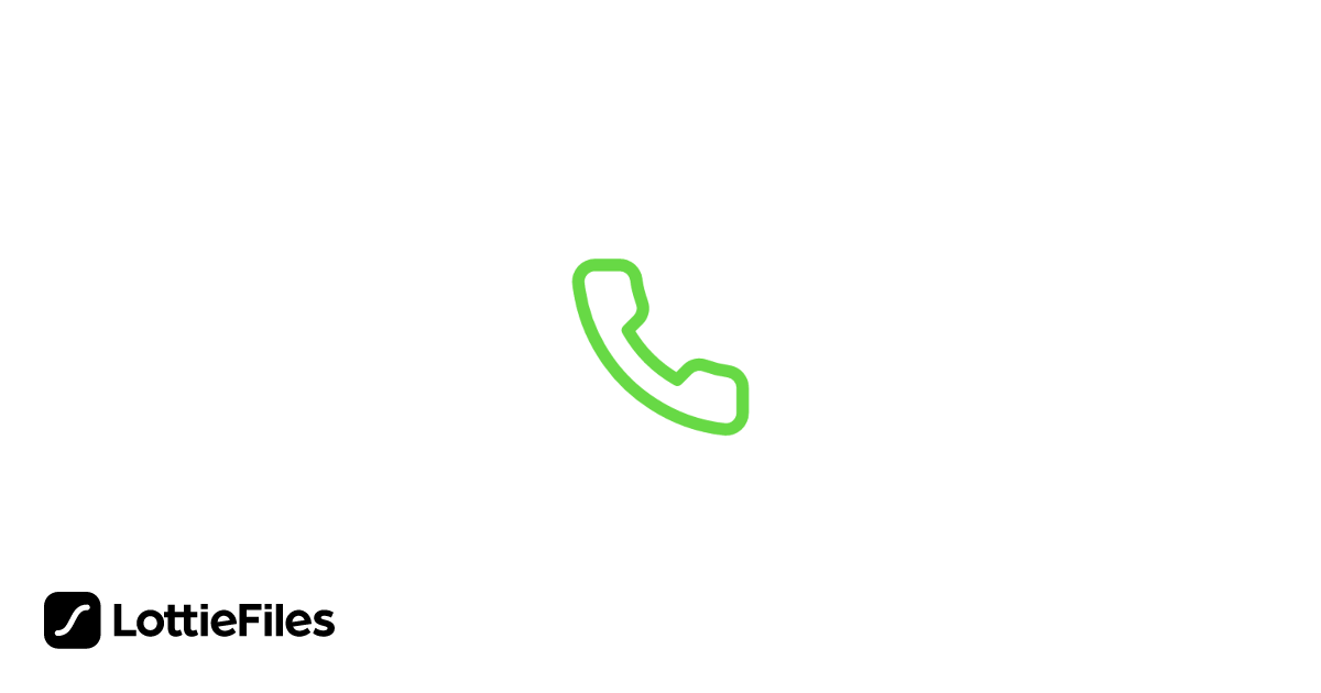 Free Call ringing Animation by Rishabh Kashyap | LottieFiles