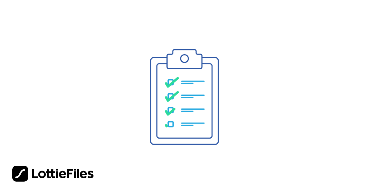 Free Checklist Animation by Shahariar Arifin Imran | LottieFiles