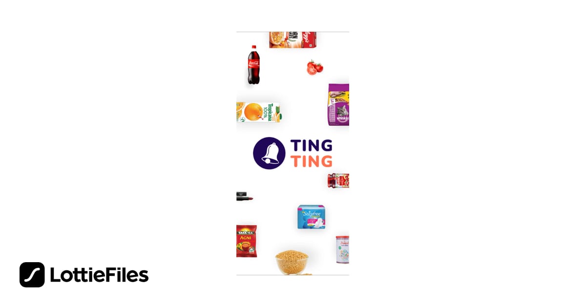 Free Ting-TIng Splash Screen Animation by Abdul Rahim Rangrez | LottieFiles