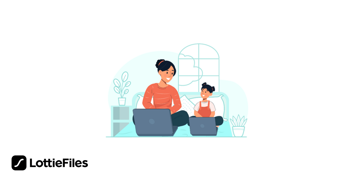 Free Work From Home Animation by nauman ali shah | LottieFiles