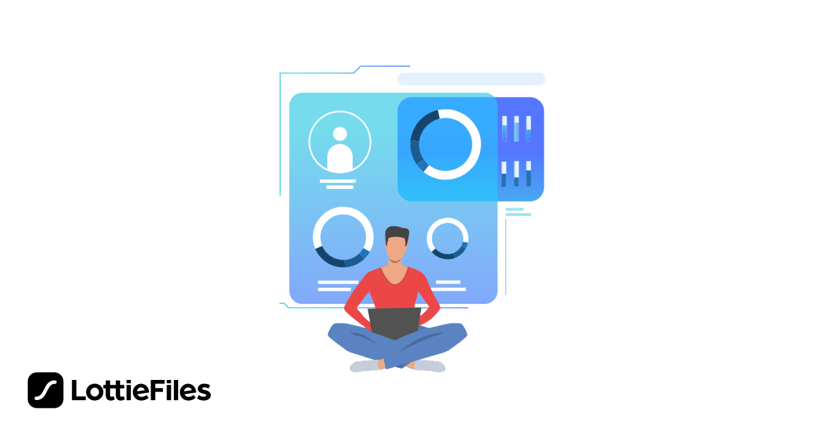 Free Man Reviewing Business Analytics Animation by Motion Pixels Studio ...