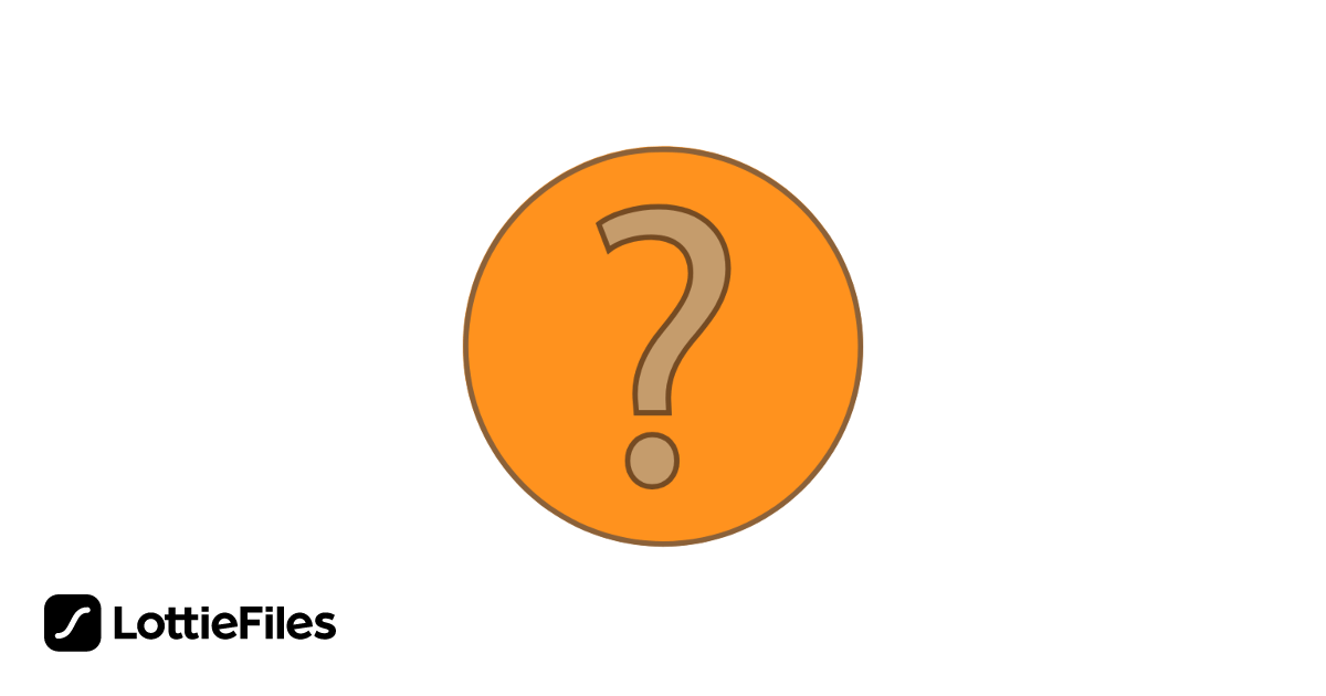 Free Question mark - Brown Animation by Angel To | LottieFiles