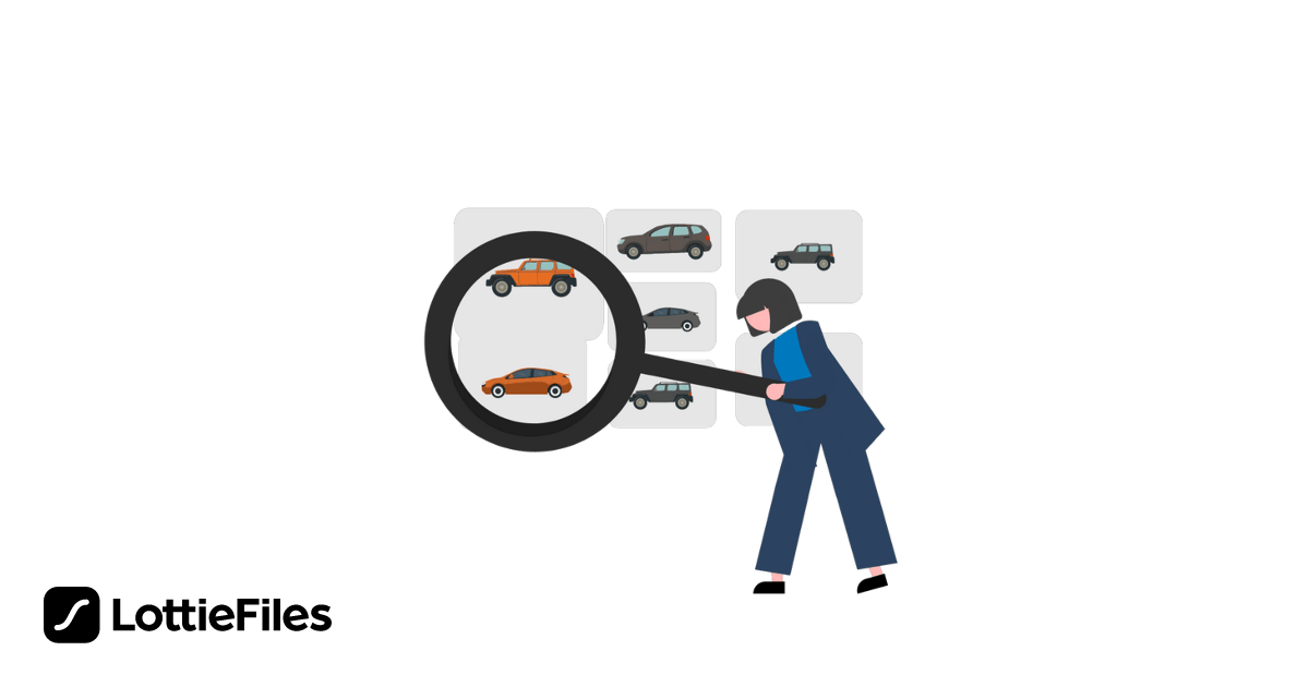 Free Searching for a car.json Animation by krishna hazarika | LottieFiles