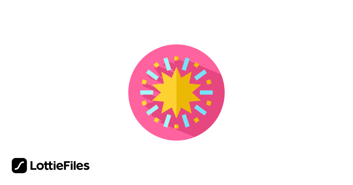 Free Circle Fireworks Animation by Itay Alon | LottieFiles