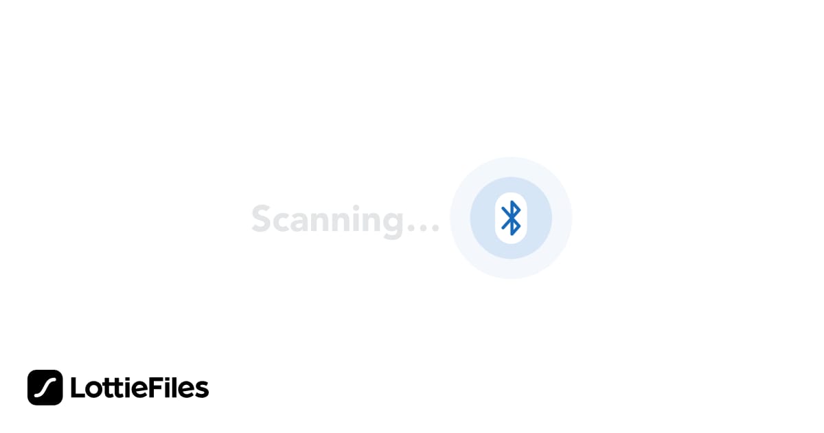 Free Bluetooth Scan Animation by John Patrick Acal | LottieFiles