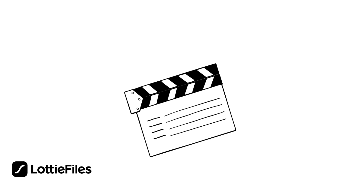 Free Cinema Clap Animation by Zelda | LottieFiles