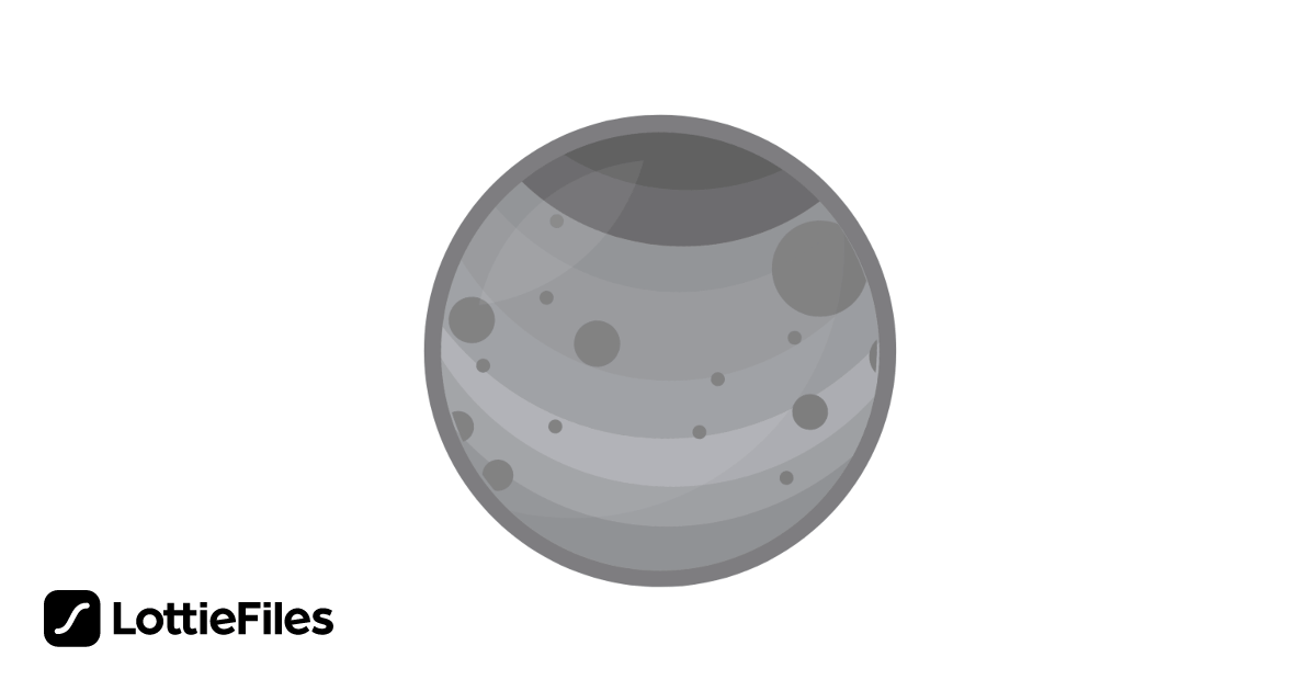 Free Moon Animation by Danielius Ratkevičius | LottieFiles