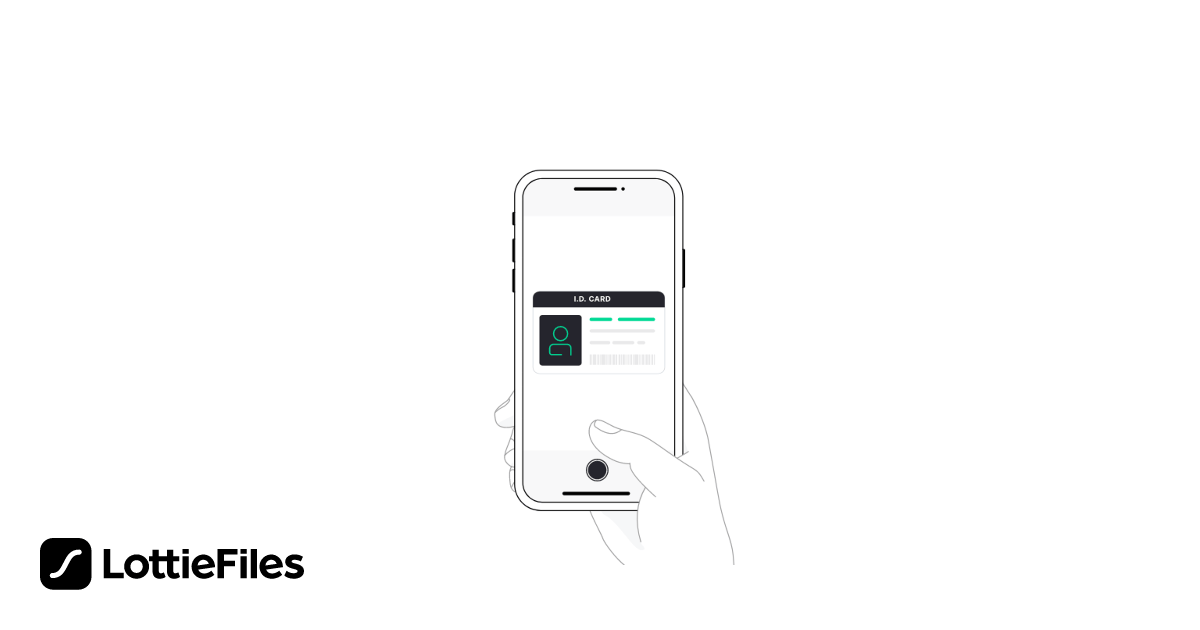 Free ID card UI animation Animation by Sergey Designer | LottieFiles