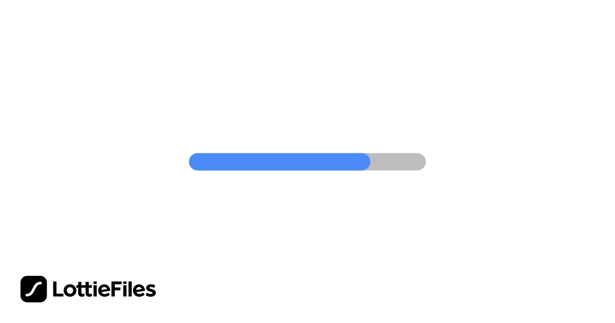 Free progress bar Animation by Rutuja Khangal | LottieFiles
