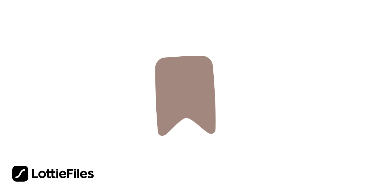 Free Bookmark Animation by Prince Ibekwe | LottieFiles