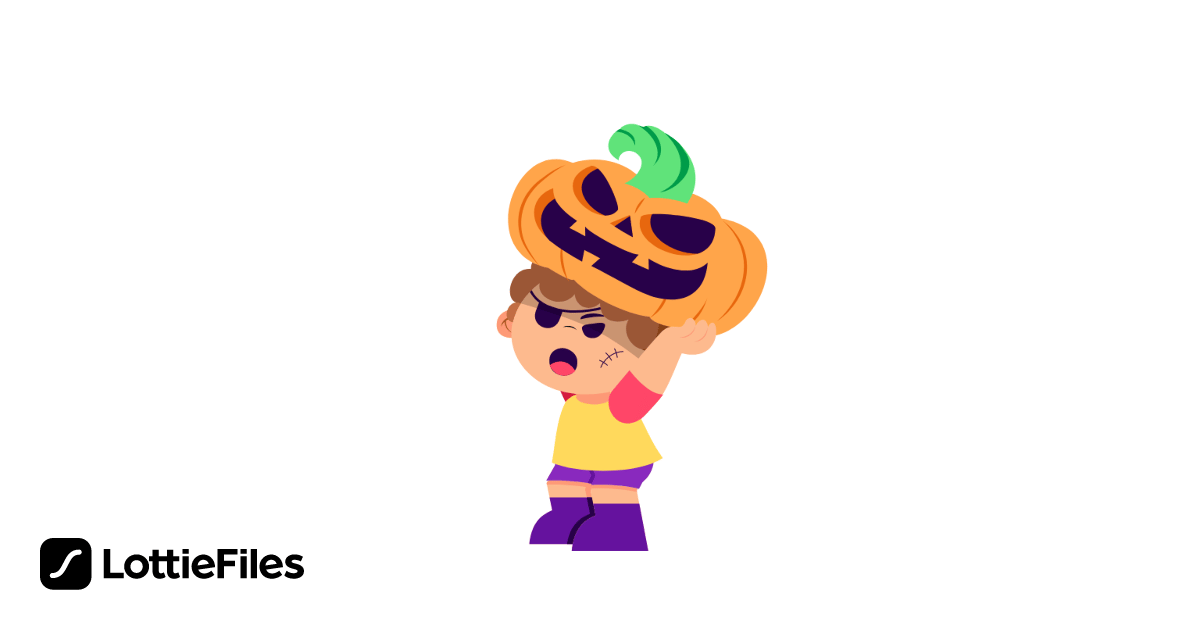 Free Jack-O-lantern boo Animation by Brian Karungani | LottieFiles
