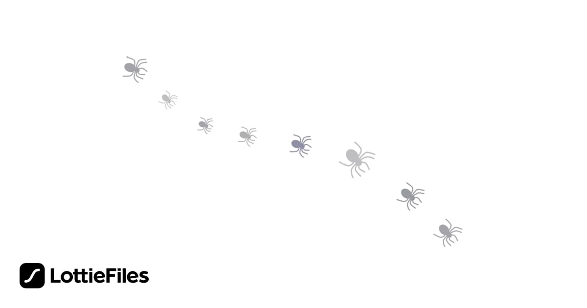 Free Spiders 2 Animation by Владислав Григоренко | LottieFiles