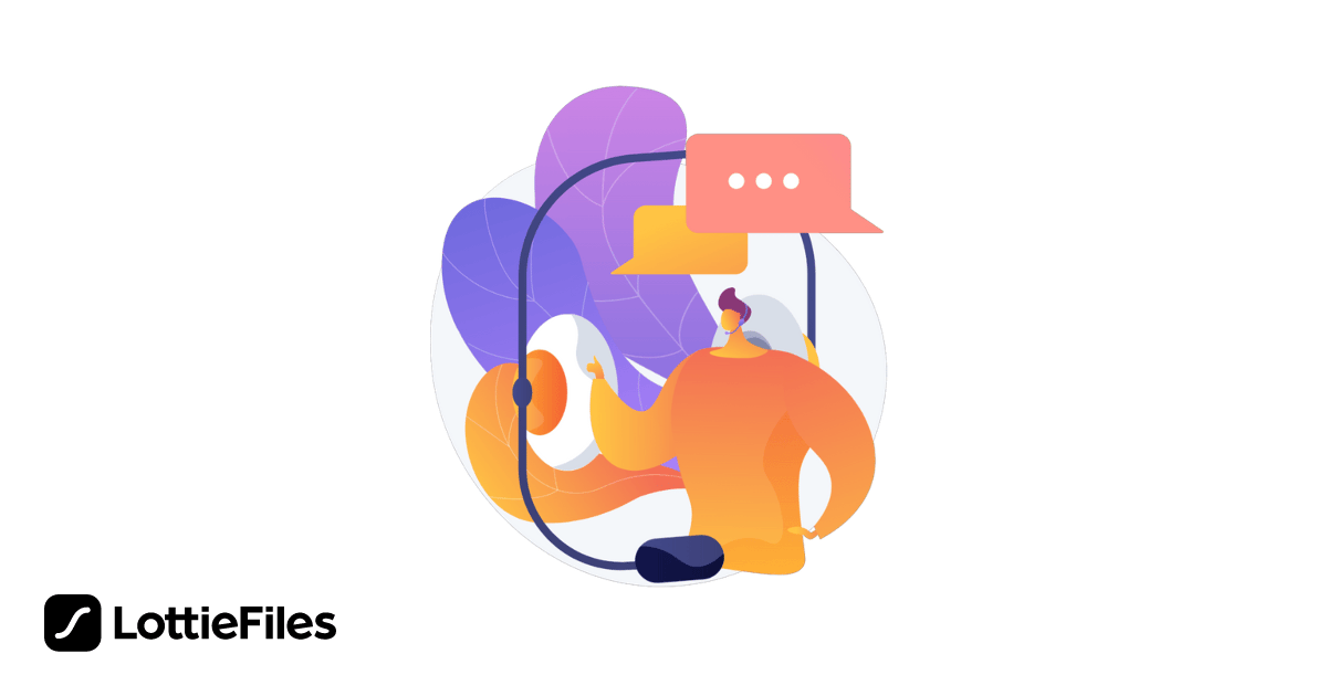 Free Contact Center Animation by Irfan M. | LottieFiles