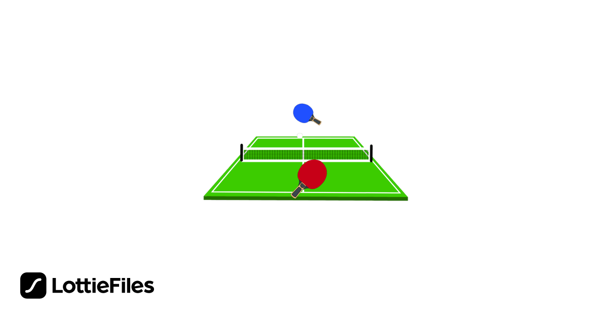 Free Table Tennis Animation by Sheraz Khan | LottieFiles
