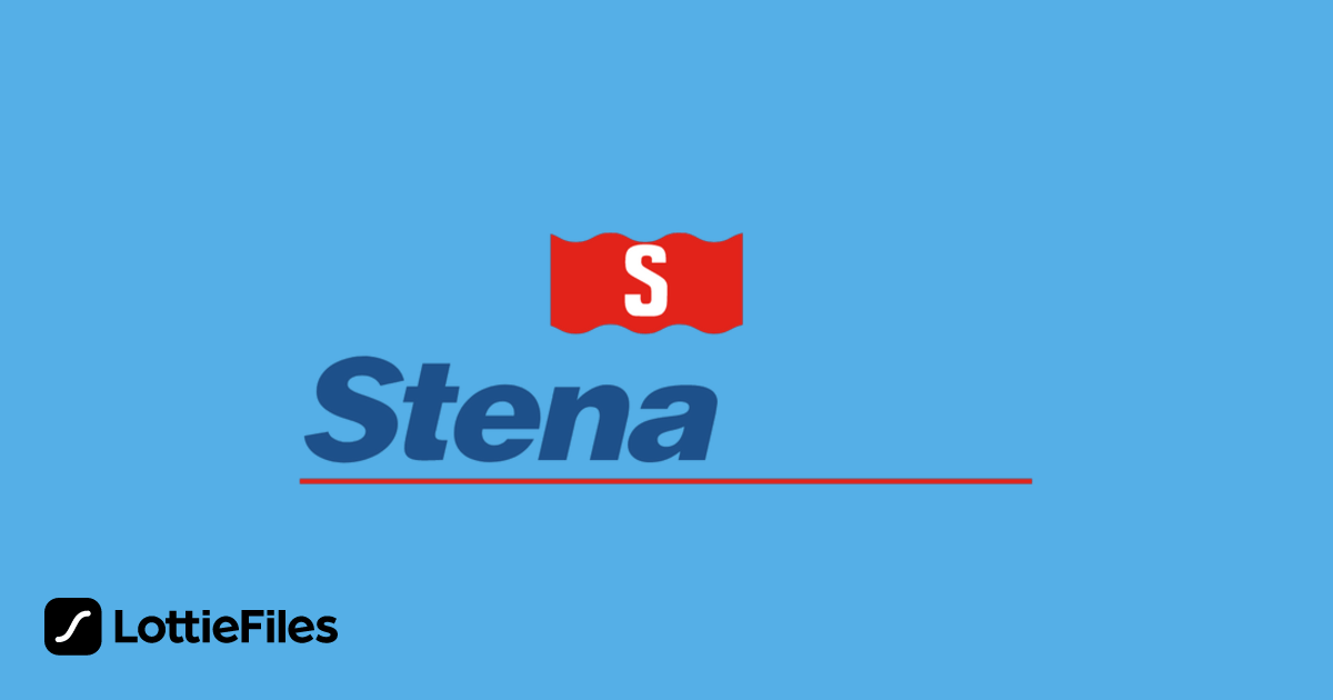 This is the Stena Line logo Lottie JSON animation by RJLottie. by Naim ...