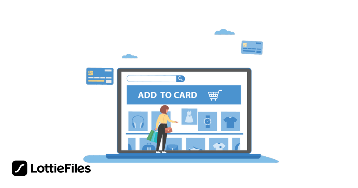 Free shopping Ecommerce Animation by Priyanshu Rijhwani | LottieFiles