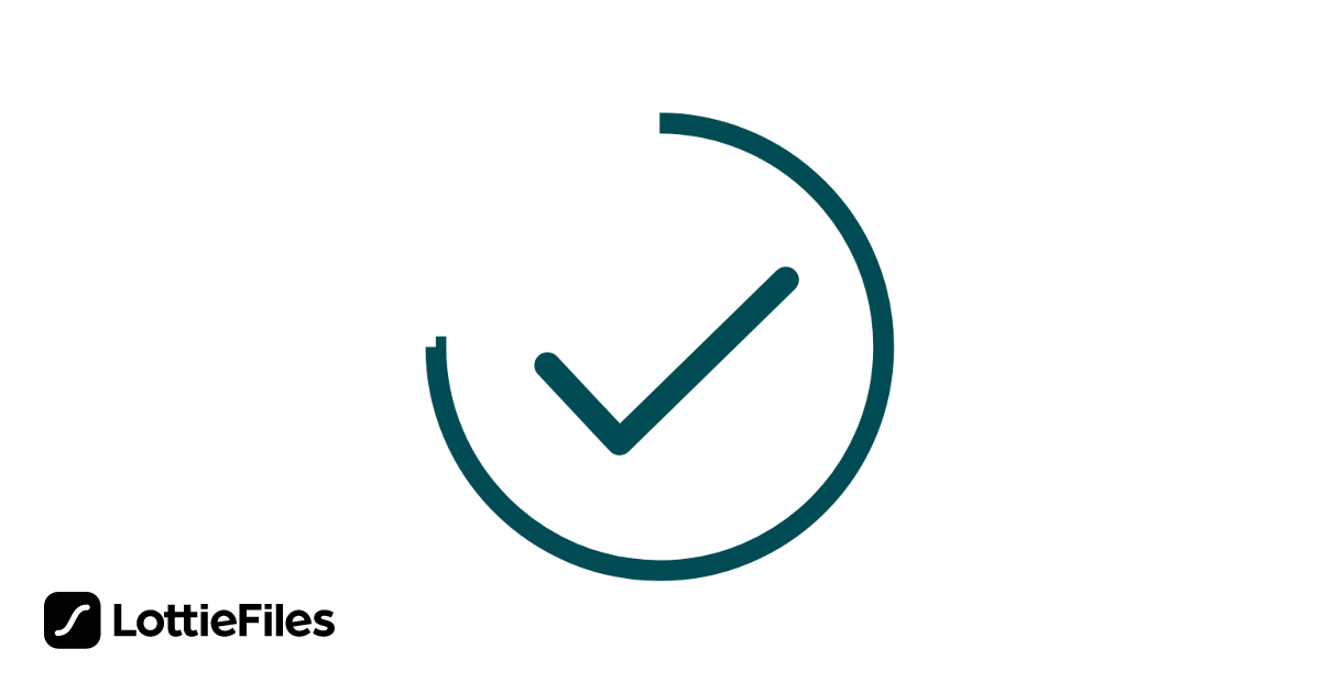 Free Check Animation Animation by Emily Hoult | LottieFiles