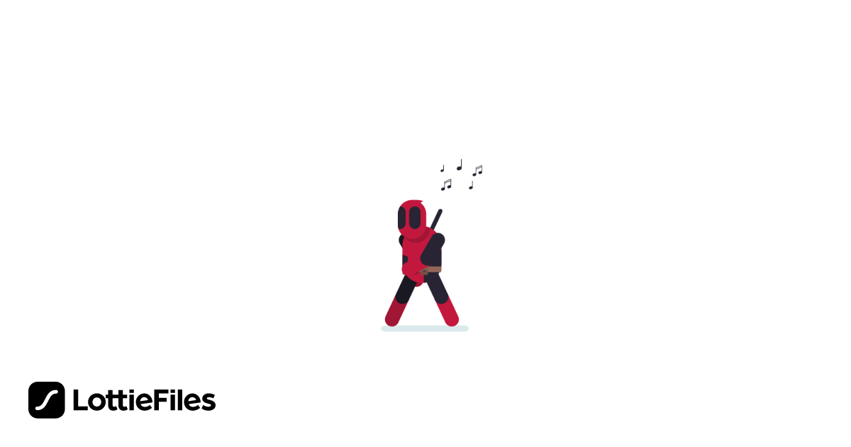 Free DeadPool Animation by Anastasiia Vlasenko | LottieFiles
