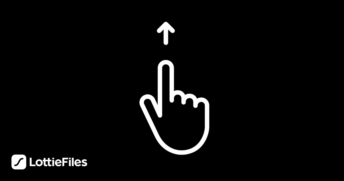 Hand Swipe Up Gesture by Vinzenz Aubry - LottieFiles