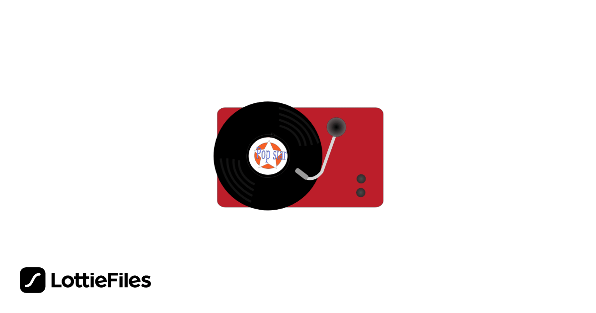 Free Record player Animation by Howan Sarkisian | LottieFiles