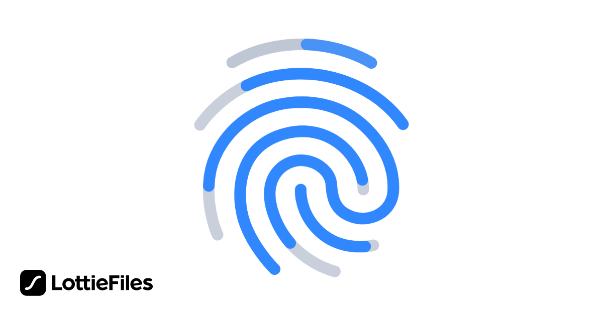 Free Finger Print Animation by Sue Kang | LottieFiles