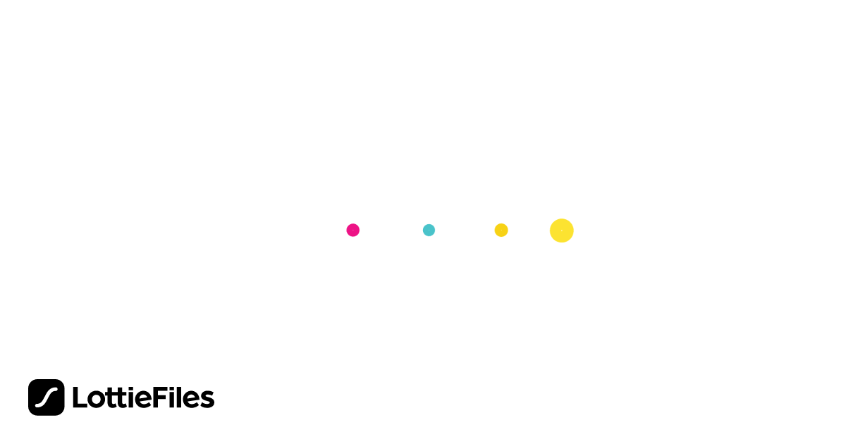Free Loading dots with changing color Animation by Joy Ng | LottieFiles
