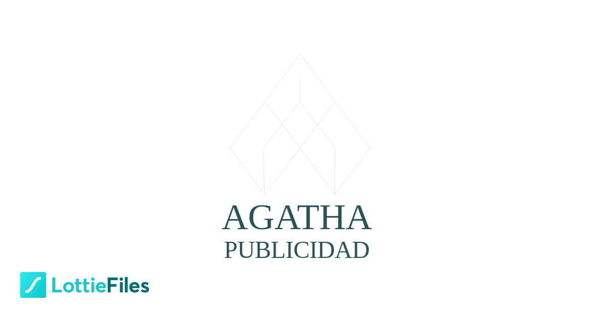 Logo Agatha publicaciones by Joel Gard - LottieFiles