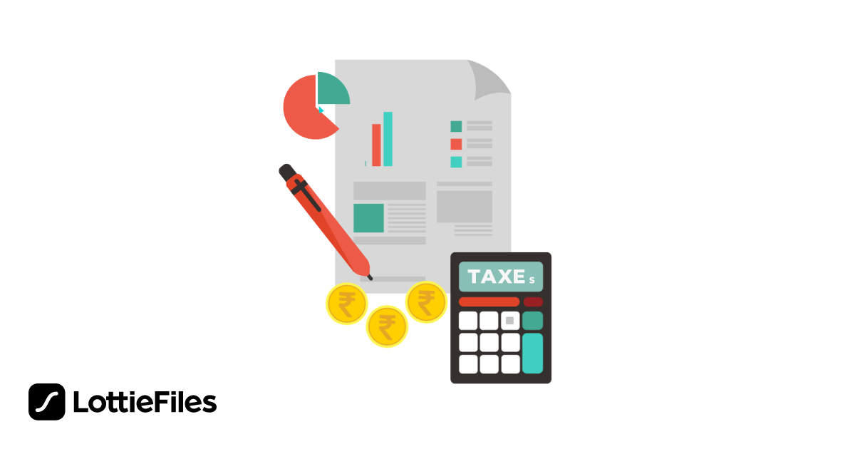 Free Tax Filing Animation by Sanjay Poojary | LottieFiles