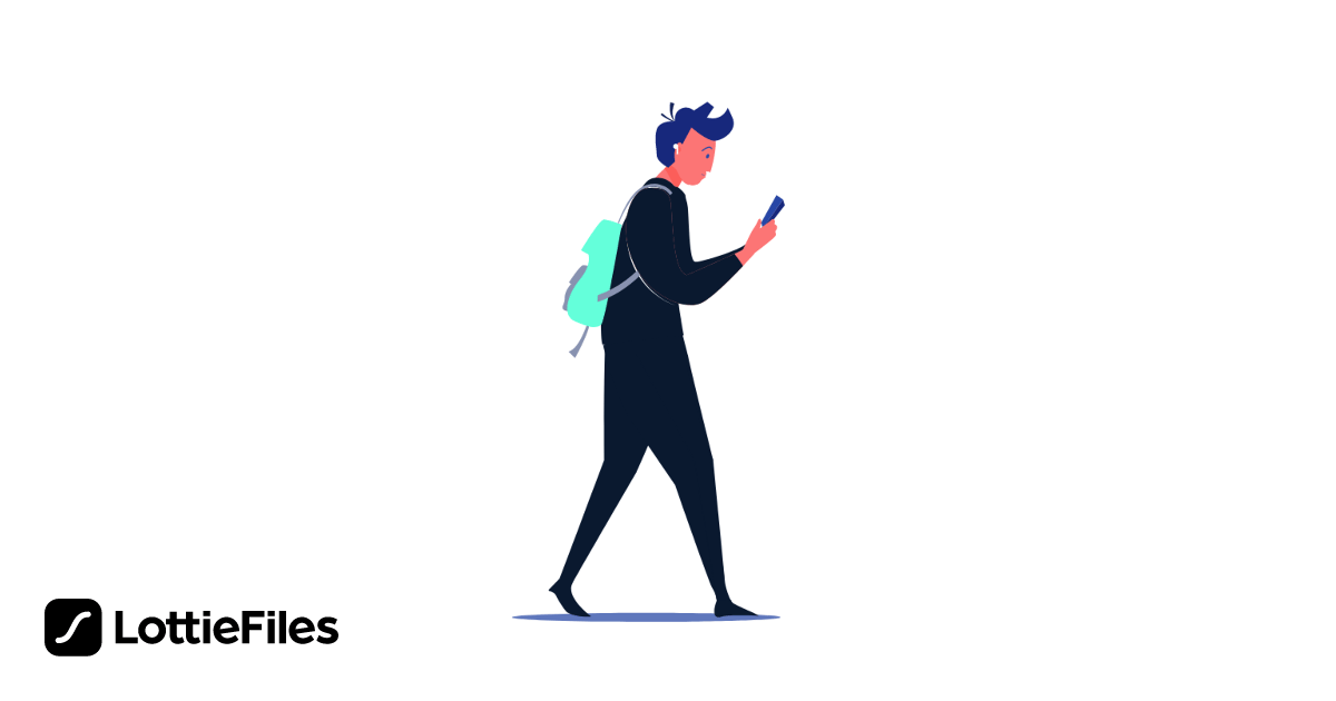Animación gratuita de Teen Walking de Alison Juliano | LottieFiles