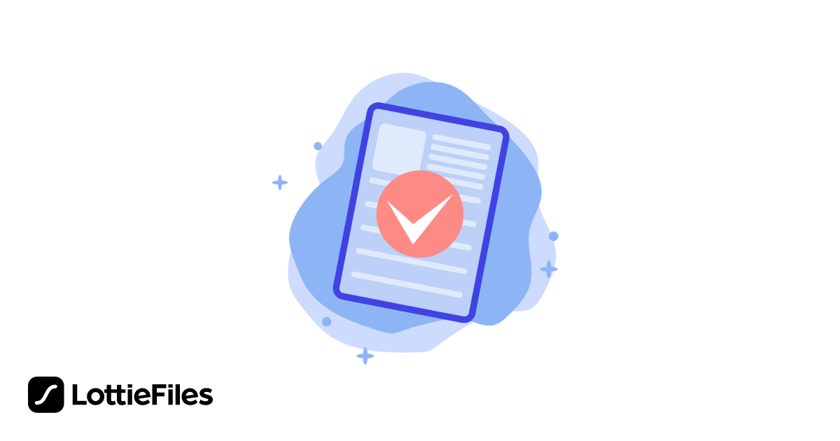 Free approve sign Animation by Namapena | LottieFiles