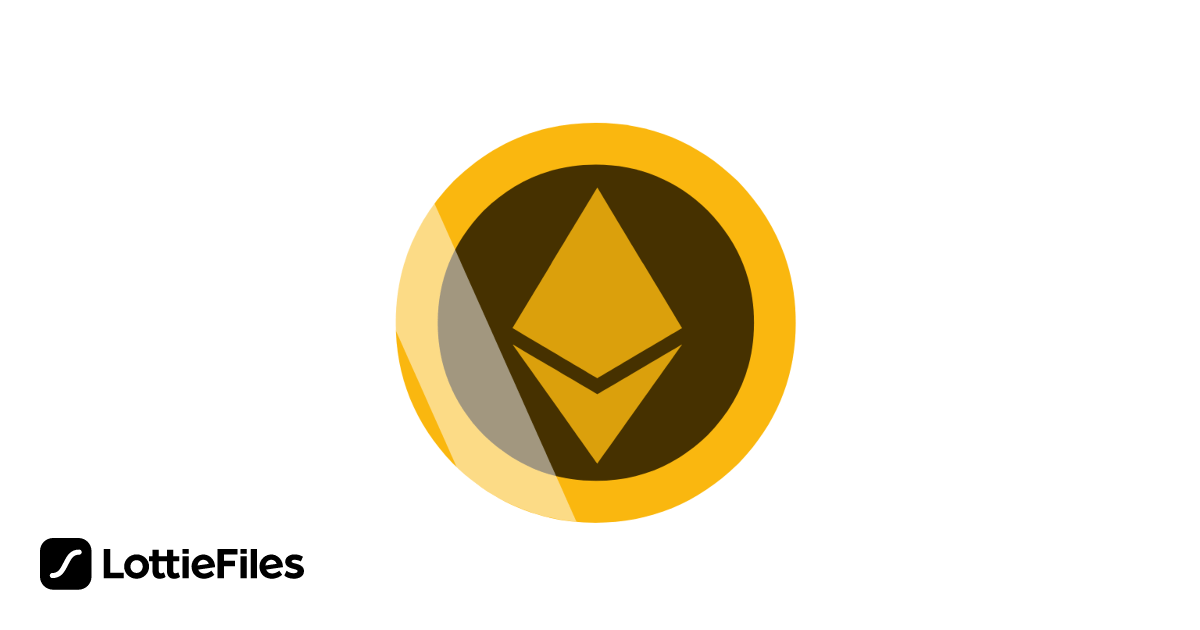 Free Animation of ETH coin button icon Animation by Lawrence | LottieFiles