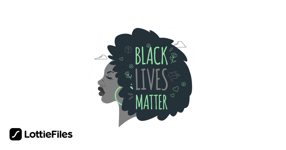 Free Black Lives Matter Animation by Usama Razzaq | LottieFiles