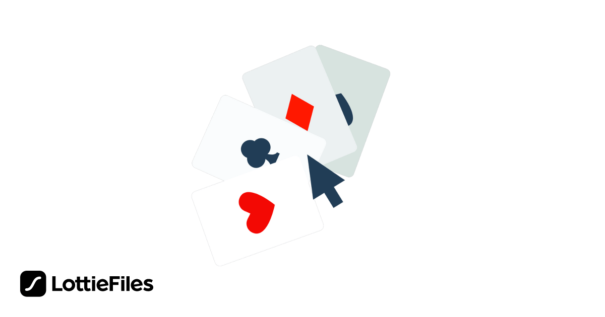 Free solitaire cards Animation by Sheraz Khan | LottieFiles