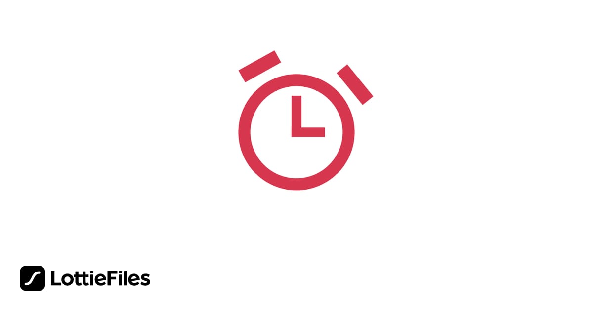 Free Alarm Ringing Animation by Calvin Ng | LottieFiles