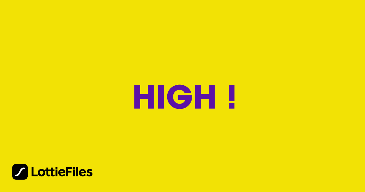 Free High ! Animation by Damien Vander Maelen | LottieFiles