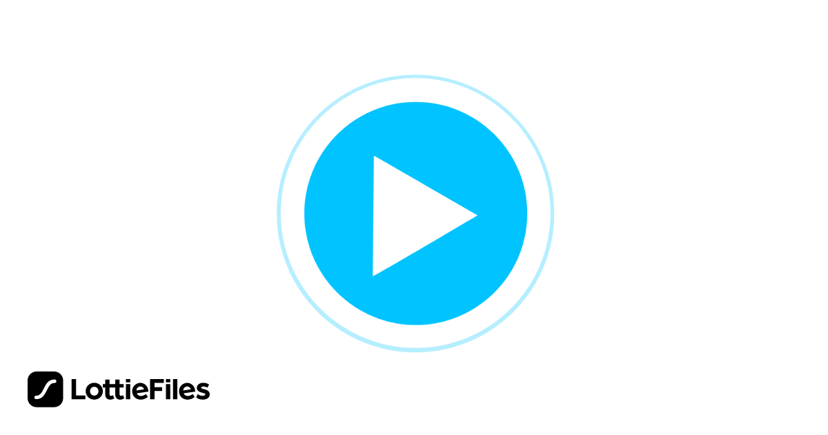 Free Play Button - Blue Animation by Ray I | LottieFiles