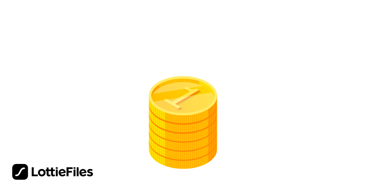 Free Coin stack Animation by Bas van Breugel | LottieFiles