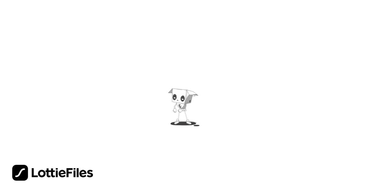 Free Dancing Box Original Animation by Damien Cauzard | LottieFiles