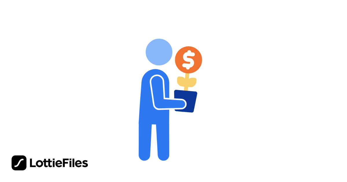 Free Stickman holding a pot with money tree Animation by Abdul Latif ...