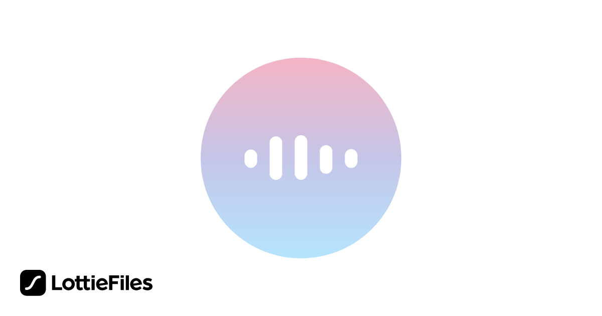 Free Gradient Music Mic Animation by Nadia Akoula | LottieFiles