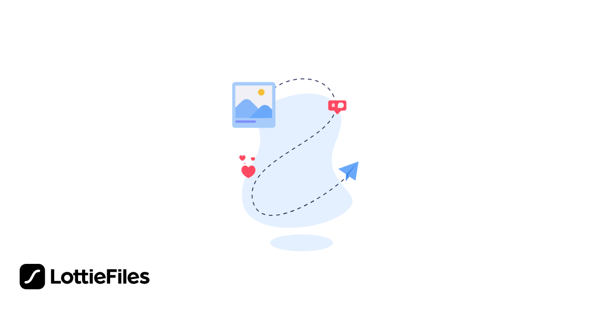 Free Social Media Post Animation by Rizwan Ahmed | LottieFiles