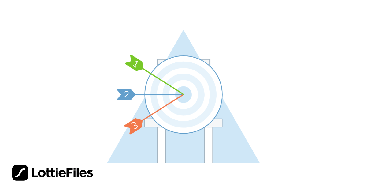 Free Illustration Target Animation by Megan Carter | LottieFiles