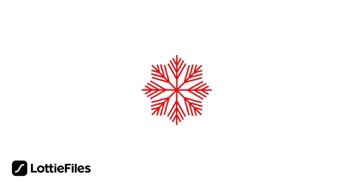 Free Snowflake Animation by Marina Petrova | LottieFiles