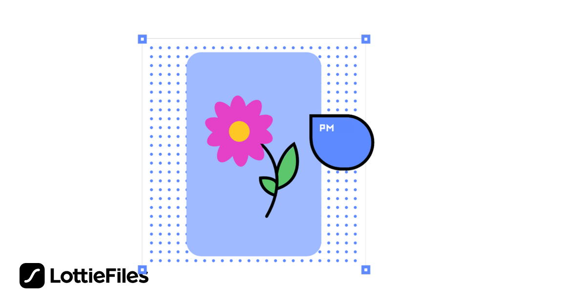 Free Flower and typing Animation by buryastorm | LottieFiles